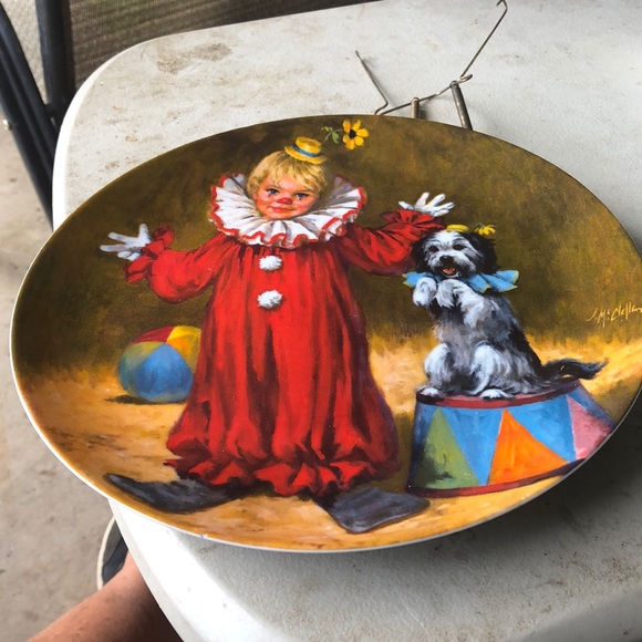 Reco | Accents | Vintage Clown Plate 982 | Poshmark